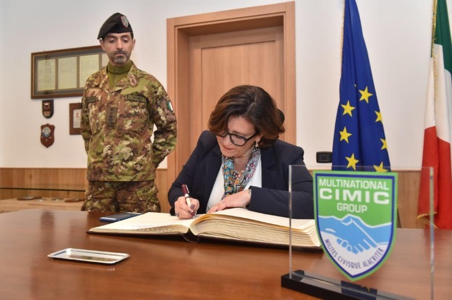 Multinational CIMIC Group: Minister Trenta Visits the NATO Unit - CIMIC ...